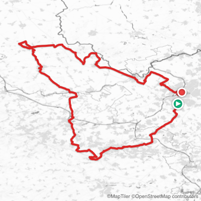 Tour de France 2025 - 3D Route Map