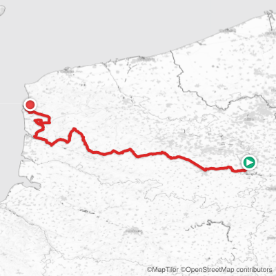 Tour de France 2025 - 3D Route Map